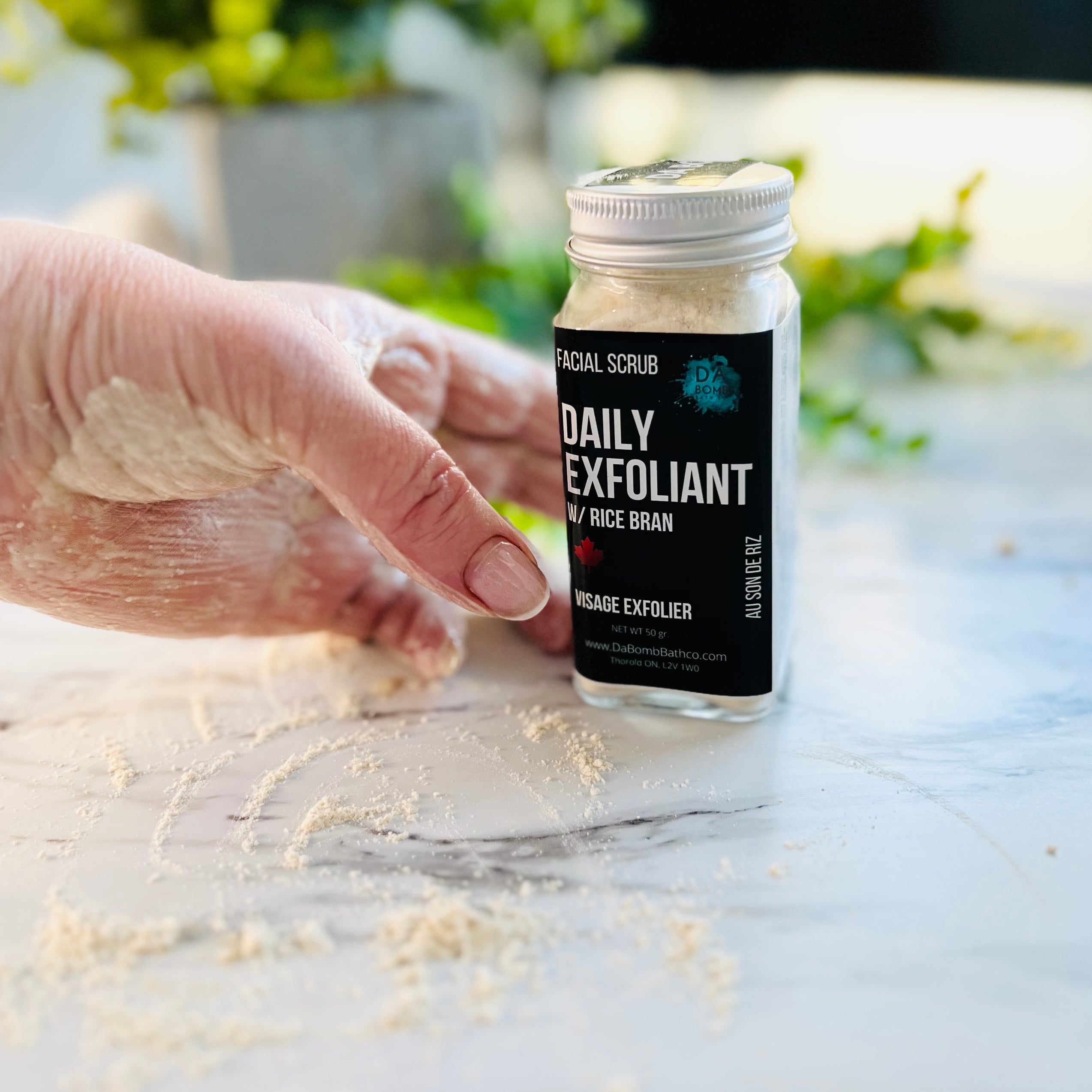 Rejuvenate Your Skin with Our Daily Rice Bran Exfoliant – Da Bomb! Bath co